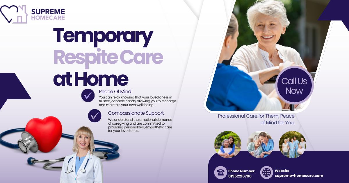 Best Temporary Respite Care at Home | Supreme Homecare 2025